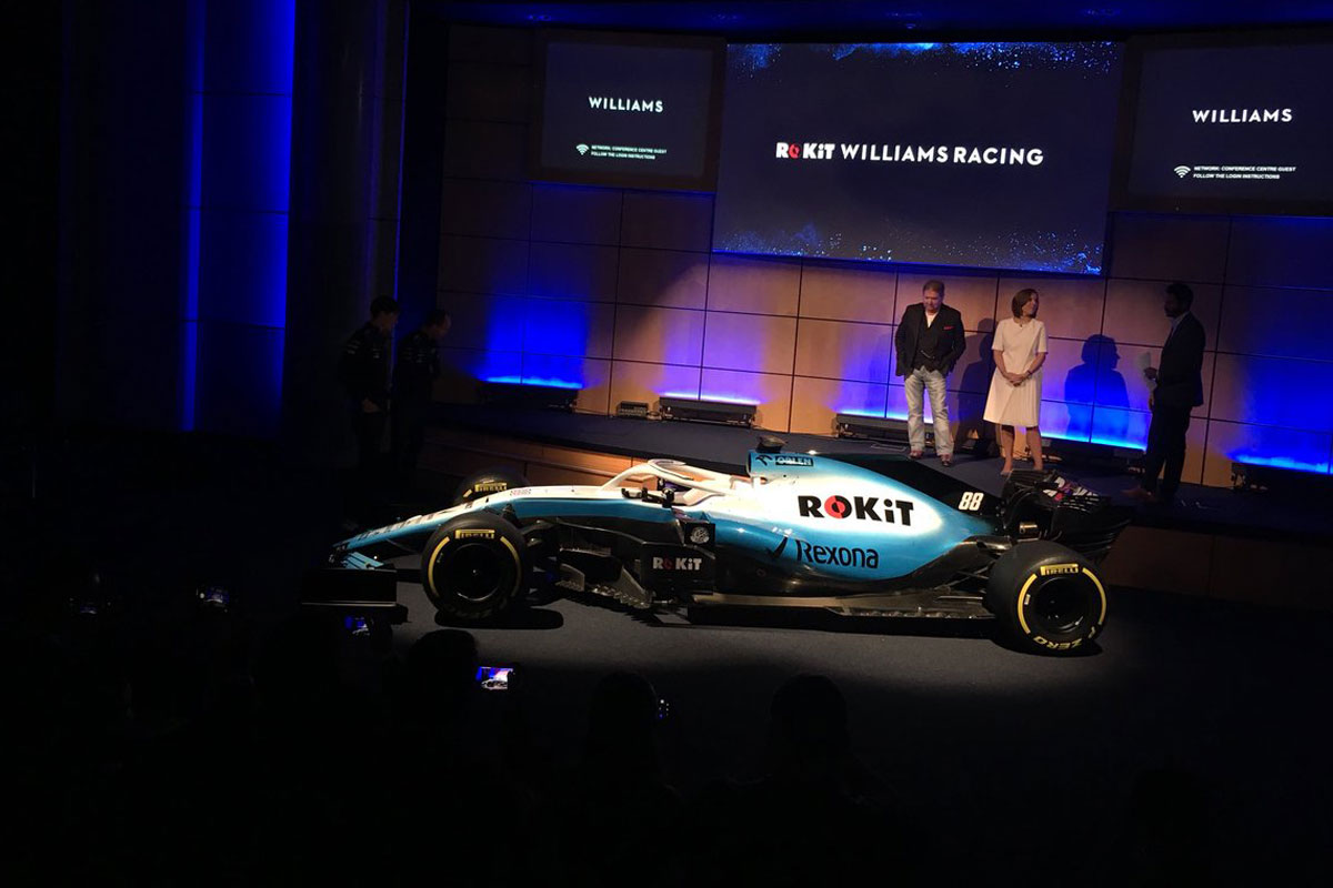 ウィリアムズ、2019年F1マシン『FW42』を発表 - ROKiTが冠スポンサー 【 F1-Gate.com